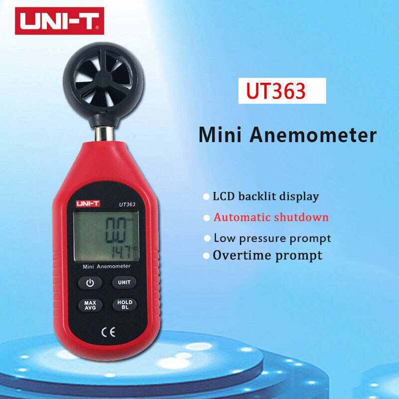 UNI-T UT363 Handheld Anemometer Mini Digitale Wind... – Grandado