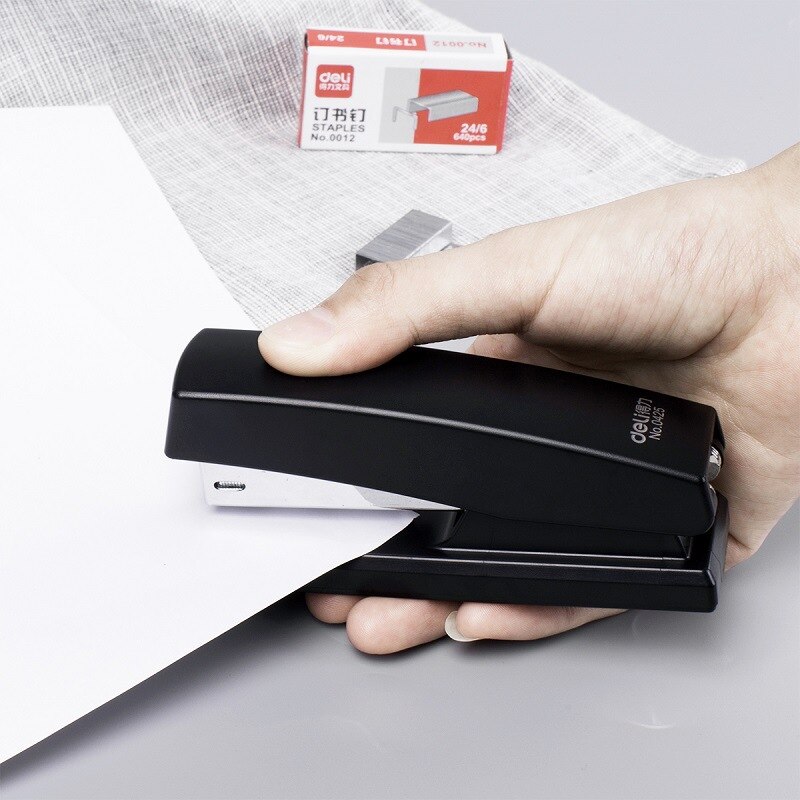 Juego de 3 piezas de grapadora Deli (grapadora + g... – Grandado