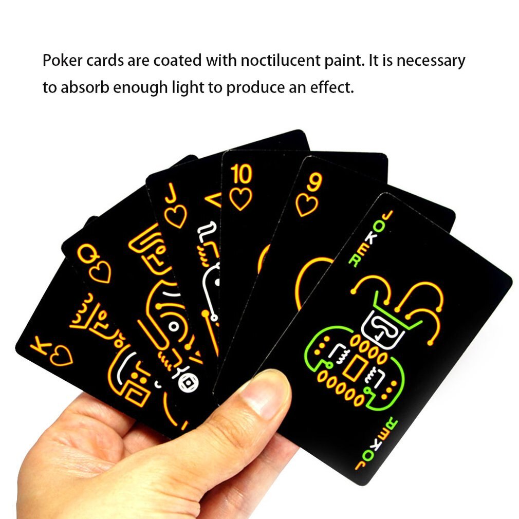 Dark Night Light Fluorescent Playing Cards Chess P... – Vicedeal