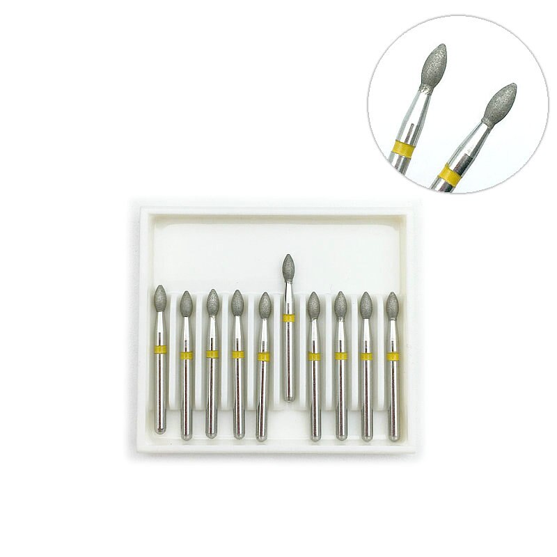 10pcs/Set Dental Diamond Burs Dia-burs for High Sp... – Grandado