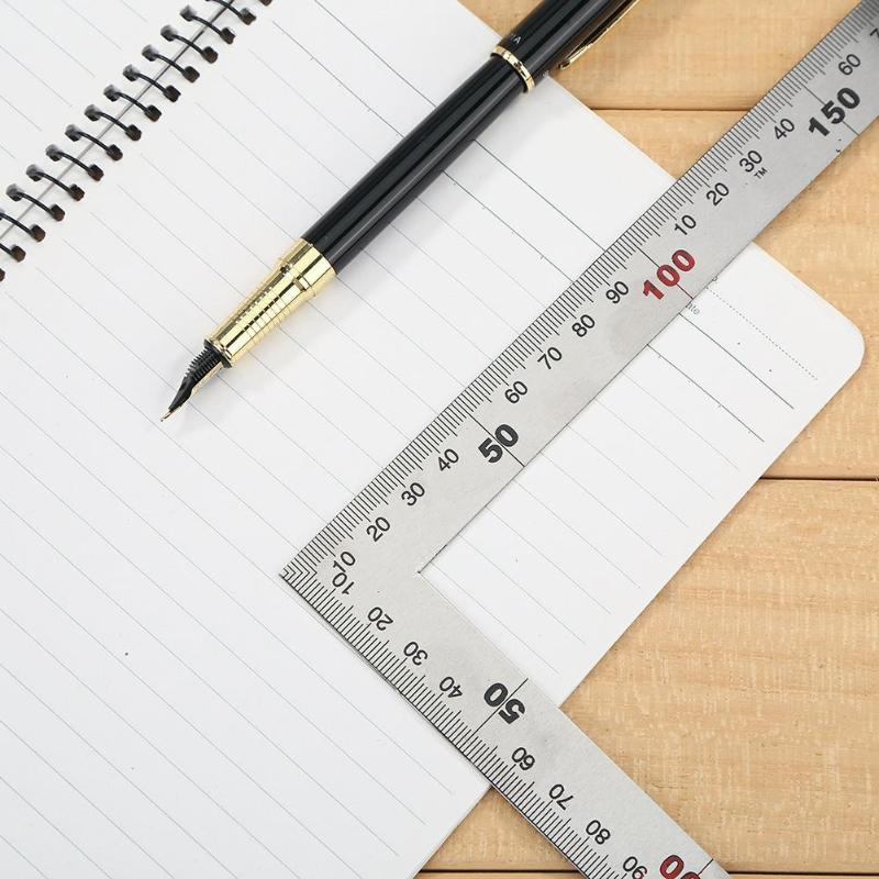 Stainless Steel 90 Degree Ruler Metal L Shape Rule... – Vicedeal