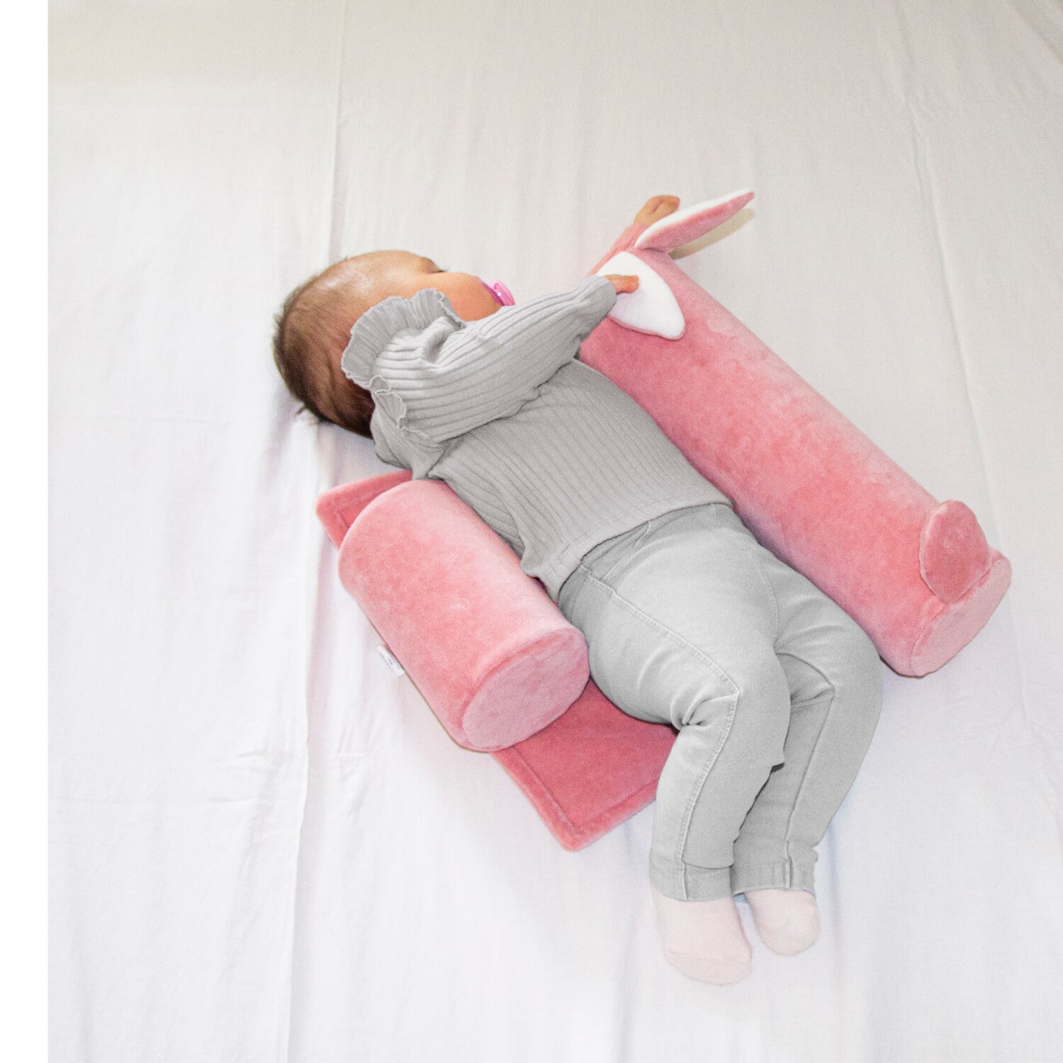 Almohada para dormir de lado bordada de terciopelo... – Grandado