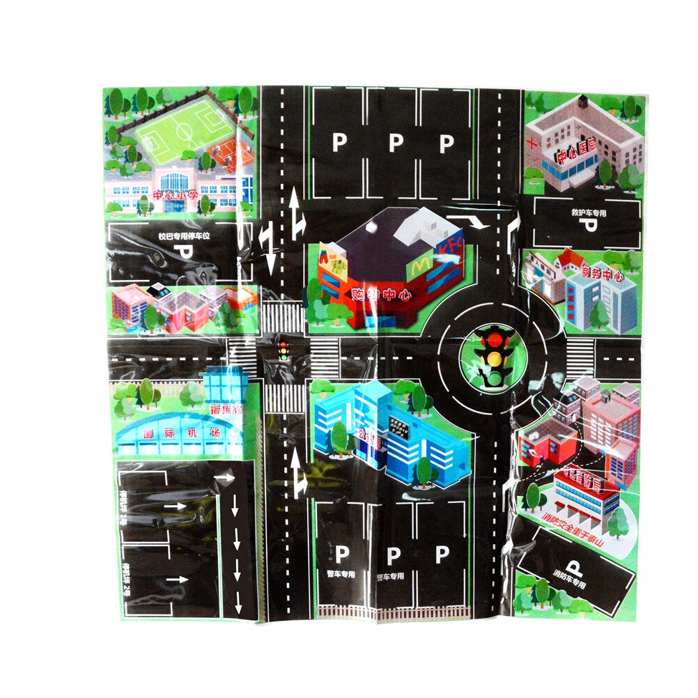 Thick Town City Traffic Baby Crawling mat PVC Clim... – Grandado