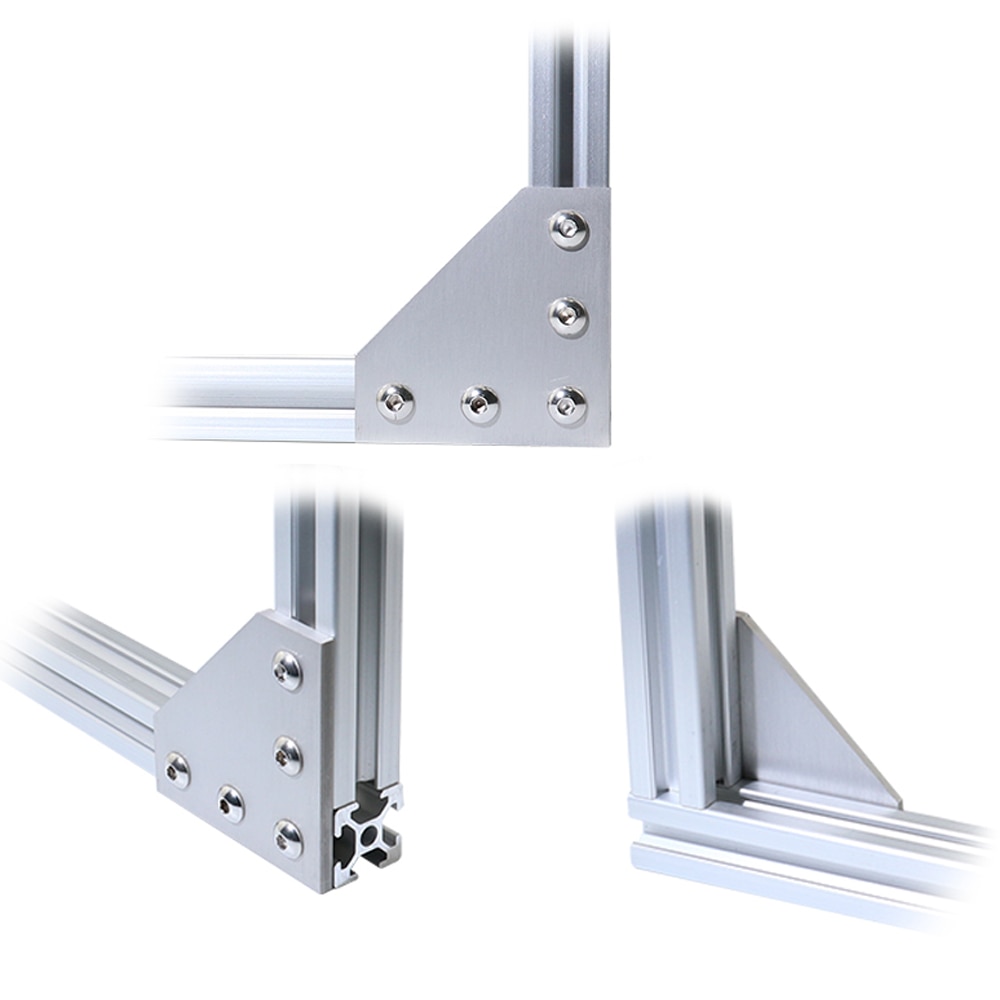 5 Hole 4040 4545 Bracket 90 Degree Joint Board Pla... – Grandado