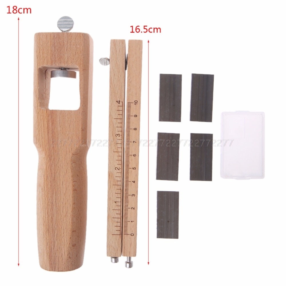 Wood Adjustable Strip Cutter Craft Tool Leather Ha... – Grandado