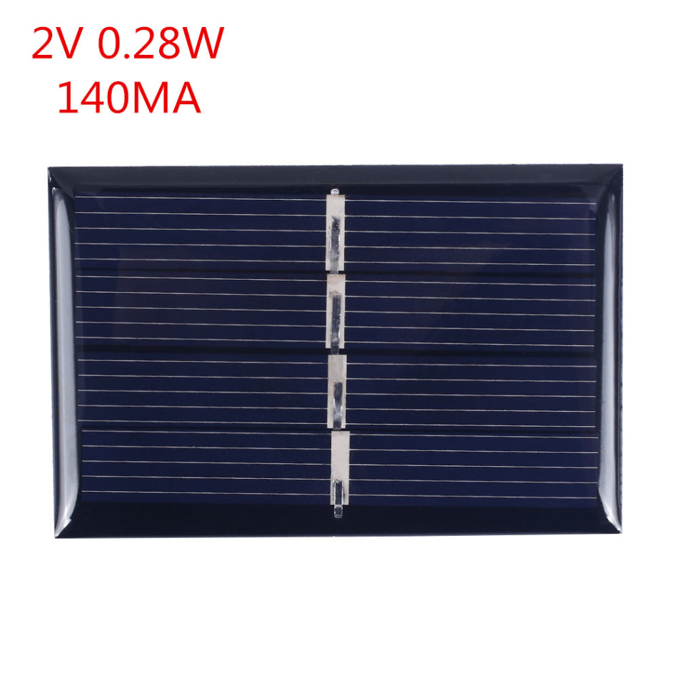 5pc/lot 0.28W 2V 140mA Solar Panel Polycrystalline... – Grandado