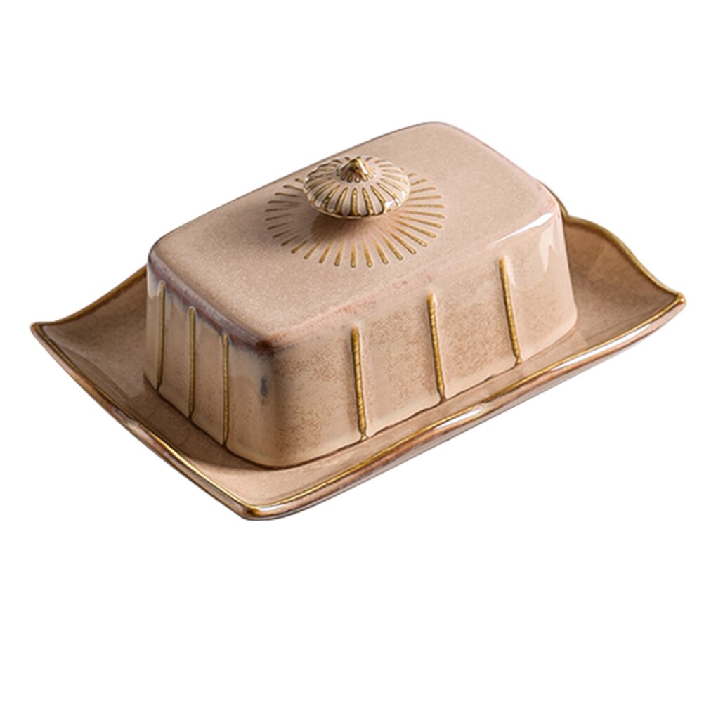 1 Set Ceramic Dish Food Service Plate Butter Dish ... – Grandado