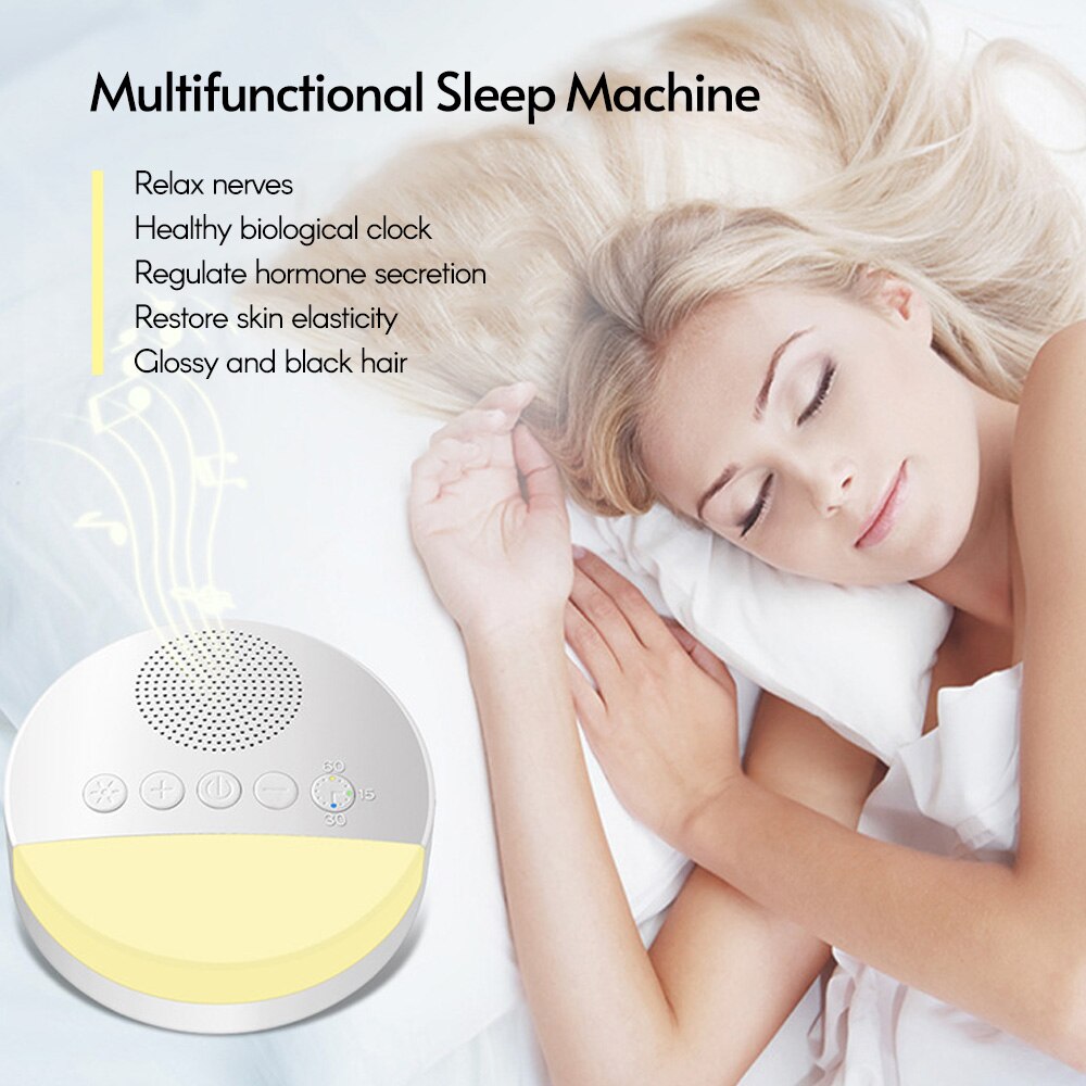 White Noise Sleep Machine Built-in 6 Soothing Soun... – Grandado