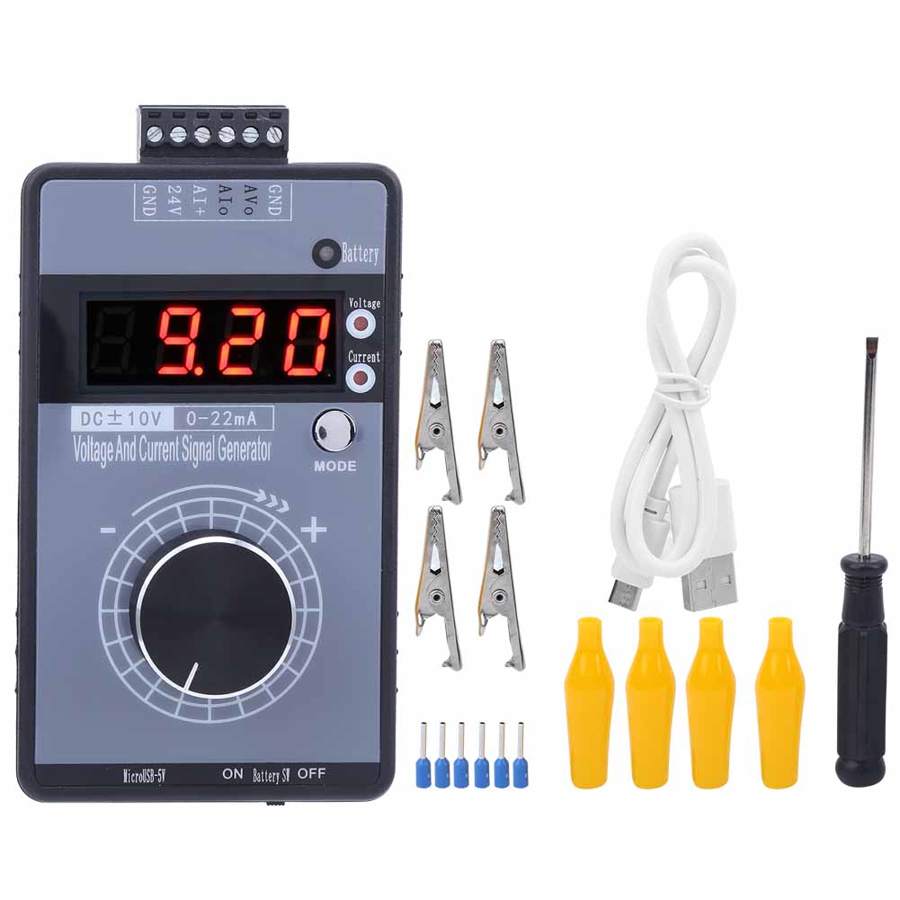 Hand-Held 0-10V 0-22mA Digital Voltage Current Sig... – Grandado