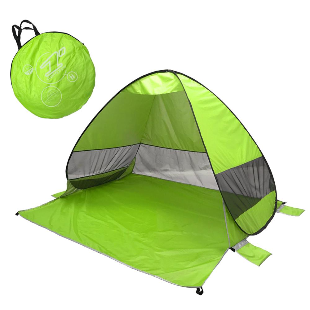 Automatic Beach Tent Sun Shelter Cabana 2-3 Person... – Grandado