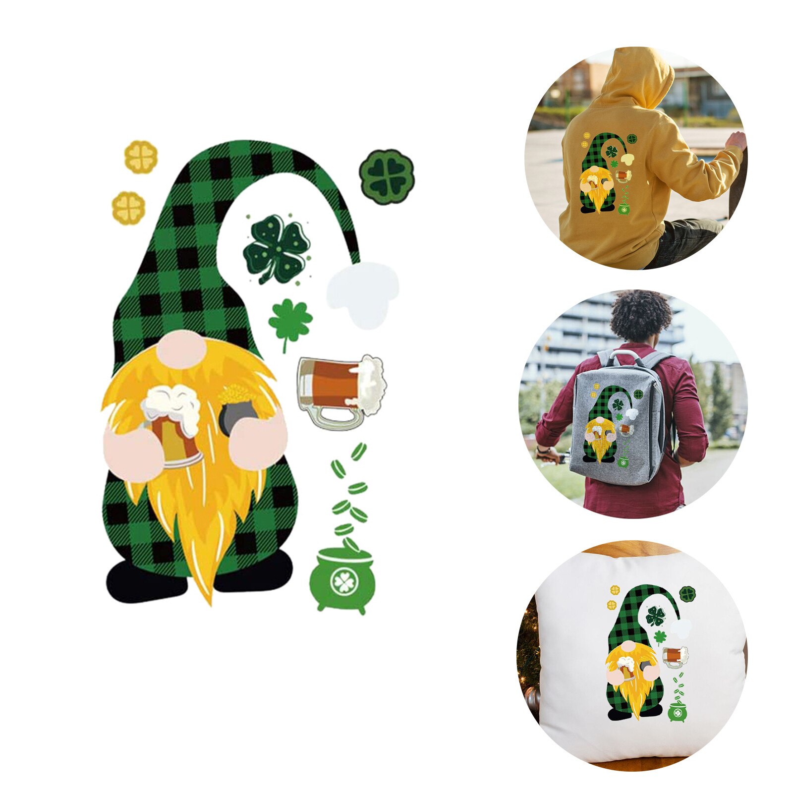 St. Patrick's Day Dwarf DIY thermal Transfer stick... – Vicedeal