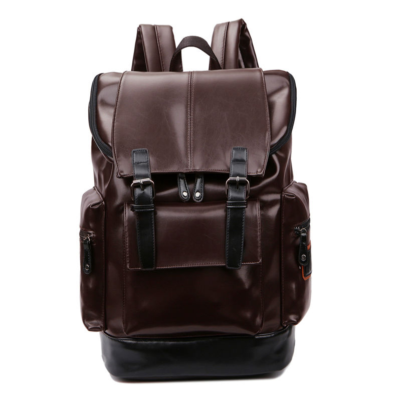 Pu Leather Backpacks Vintage Notebook Laptop Backp... – Vicedeal