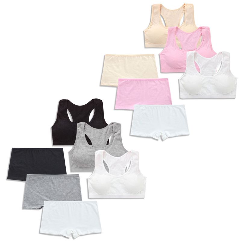 Teens Girls Sports Bra Puberty Gym Underwear Wirel... – Grandado