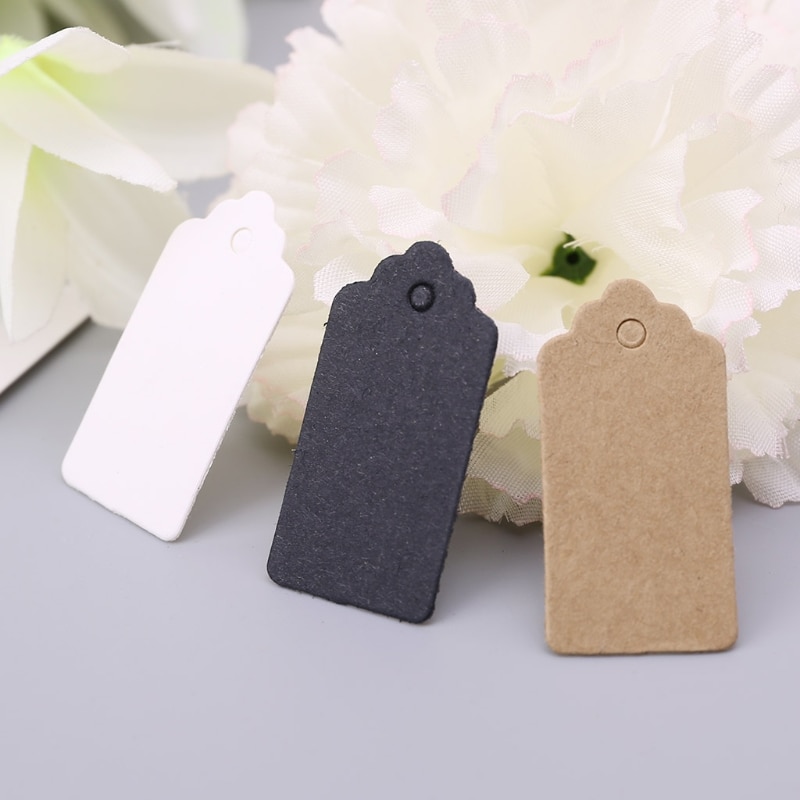 100pcs Vintage Kraft Paper Hang Tags Jewelry Price... – Grandado