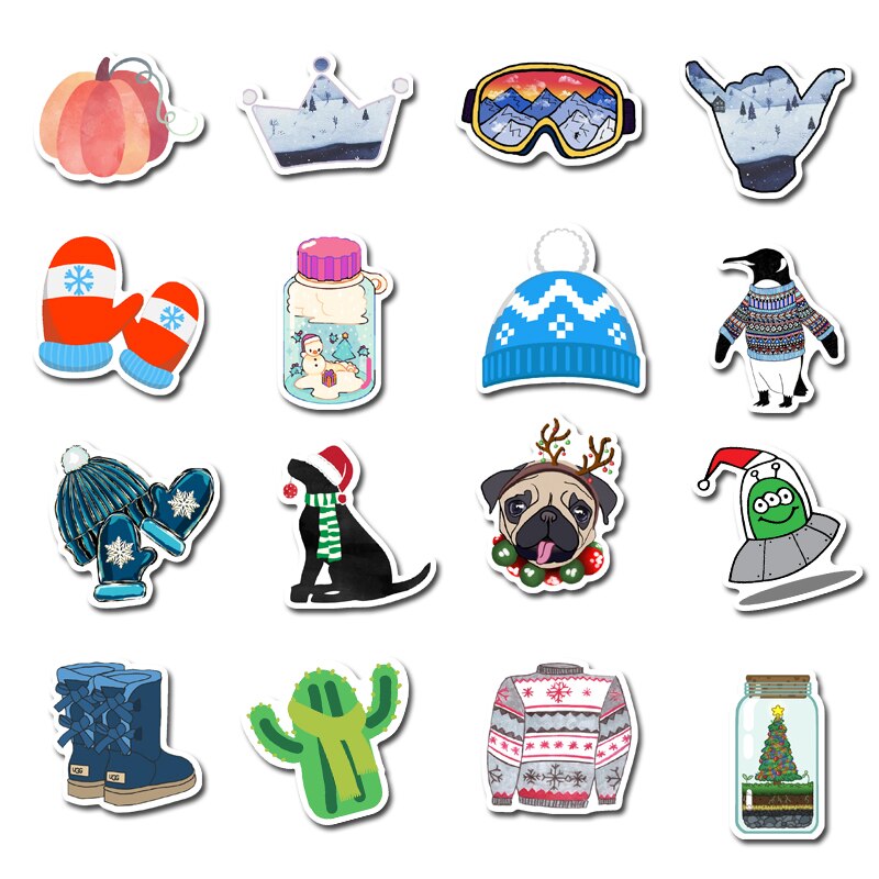 Cartoon VSCO Stickers Small Fresh Stickers for Diy... – Grandado