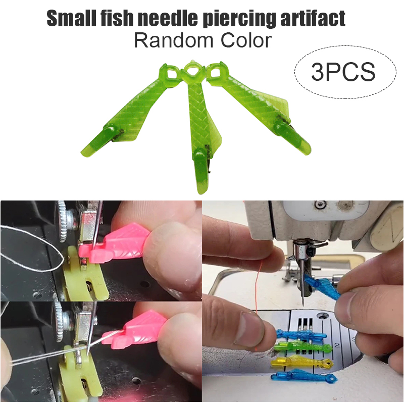 Fish Type Needle Threader 3PCS Wire Loop DIY Simpl... – Grandado