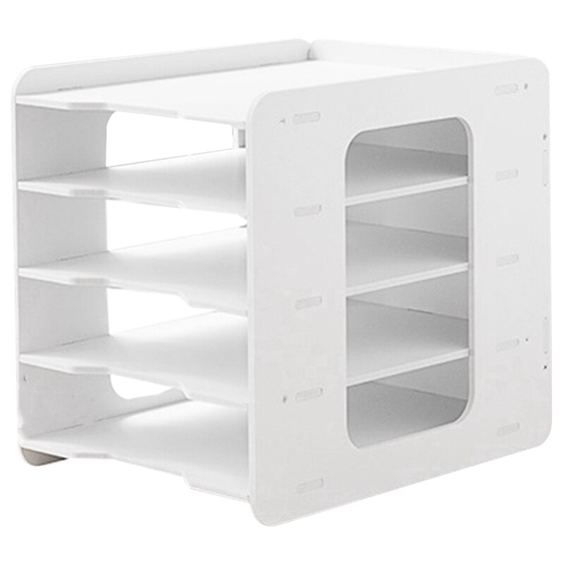 5 Layer Desktop File Storage Rack A4 Data Rack Mul Grandado