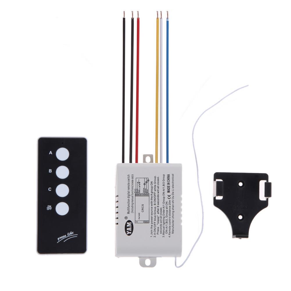 3 Way Port On/Off 220V Lamp Light Digitale Draadlo... – Grandado
