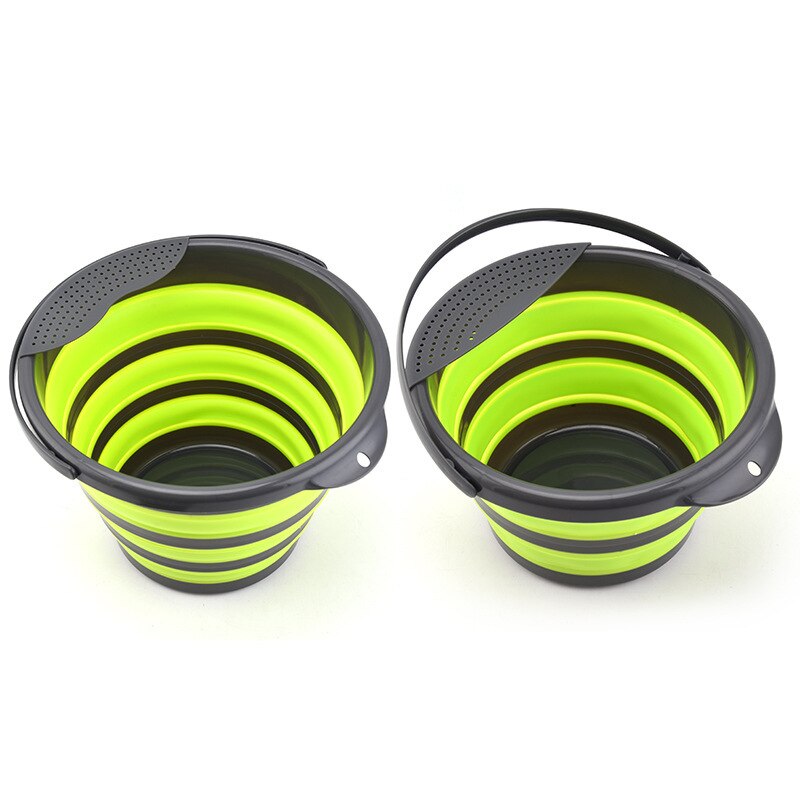 Wasstraat Opvouwbare Emmer Microfiber Handschoen S... – Vicedeal