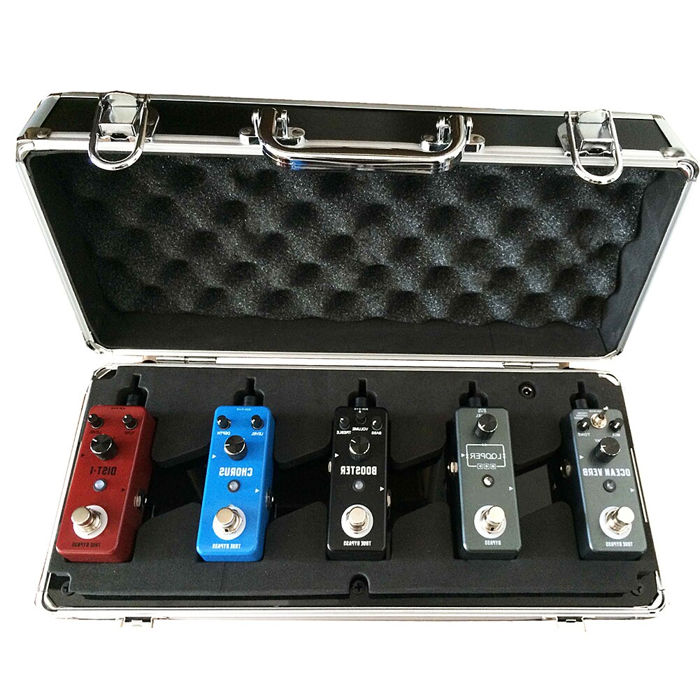Aluminium Alloy Electric Guitar Pedal Board Case S... – Vicedeal
