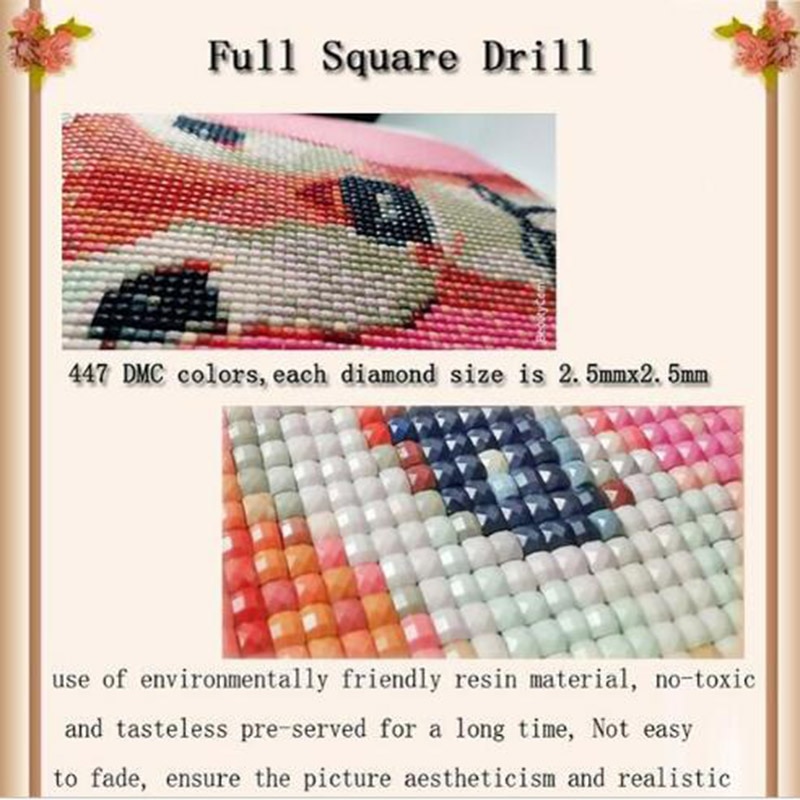 DMC 447 Color Full Round/square Drills Resin Diamo... – Grandado