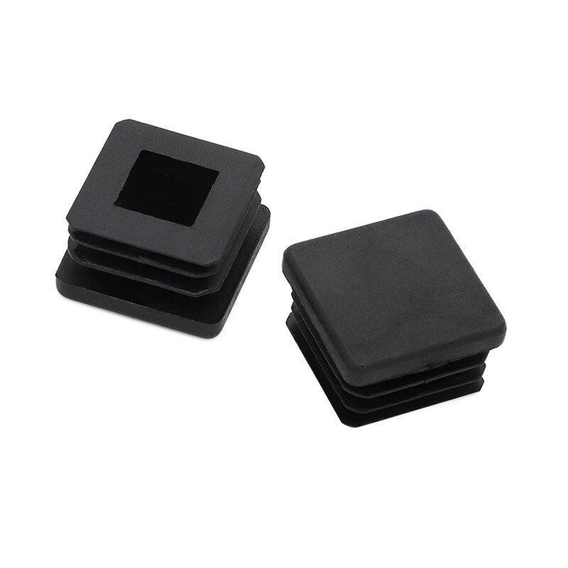 Pack of 10 1" inch Square Tube Hole Plug Plas... – Grandado
