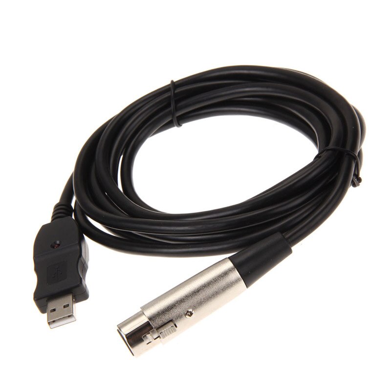 3M Long USB Male to 3 Pin XLR Female Microphone MI... – Grandado