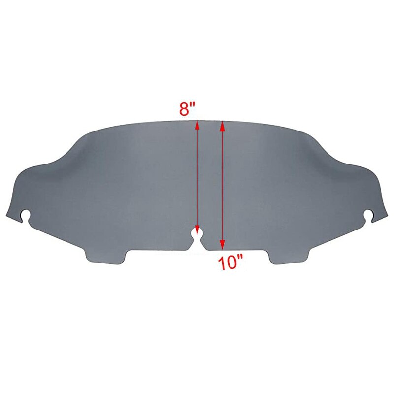 6 inch Smoke Wave Windshield Windsn Tint for Touri... – Grandado