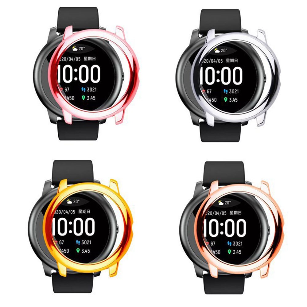 Tpu Horloge Screen Case Cover + Glas Film Voor Xia... – Grandado