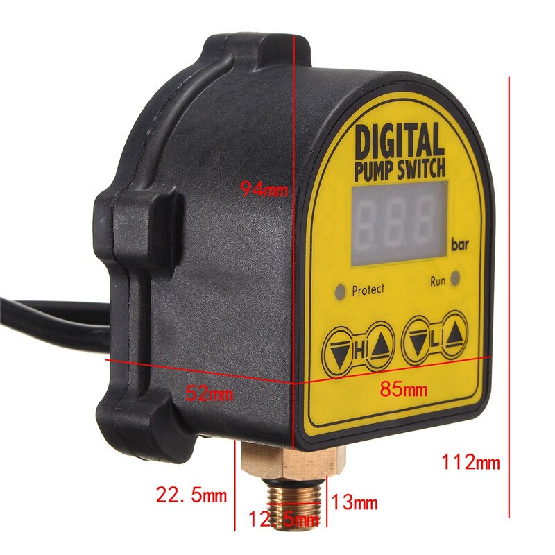 Digital Automatic Air Pump Water Oil Compressor Pr... – Grandado