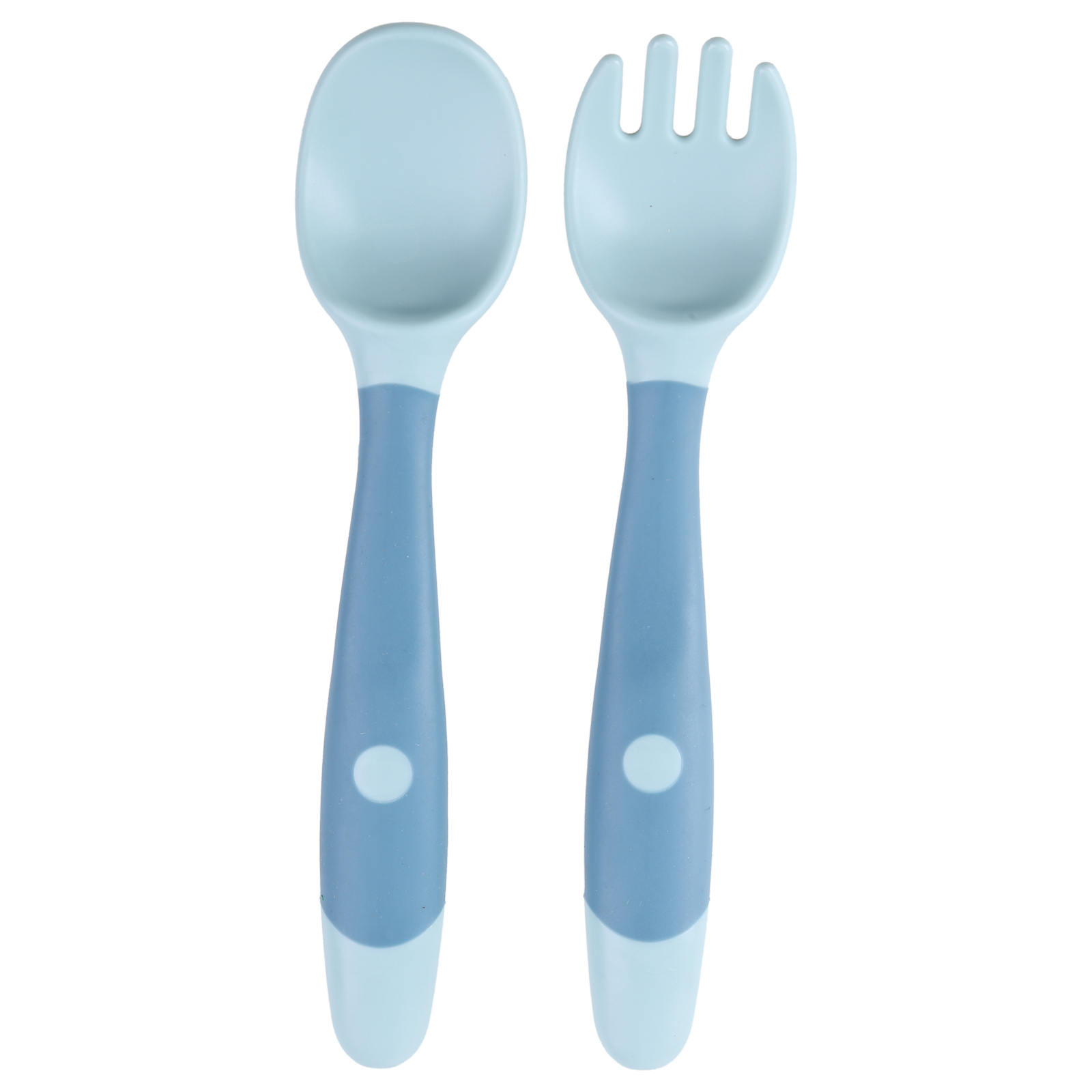 Baby Children Spoon Fork Set Soft Bendable Silicon... – Grandado