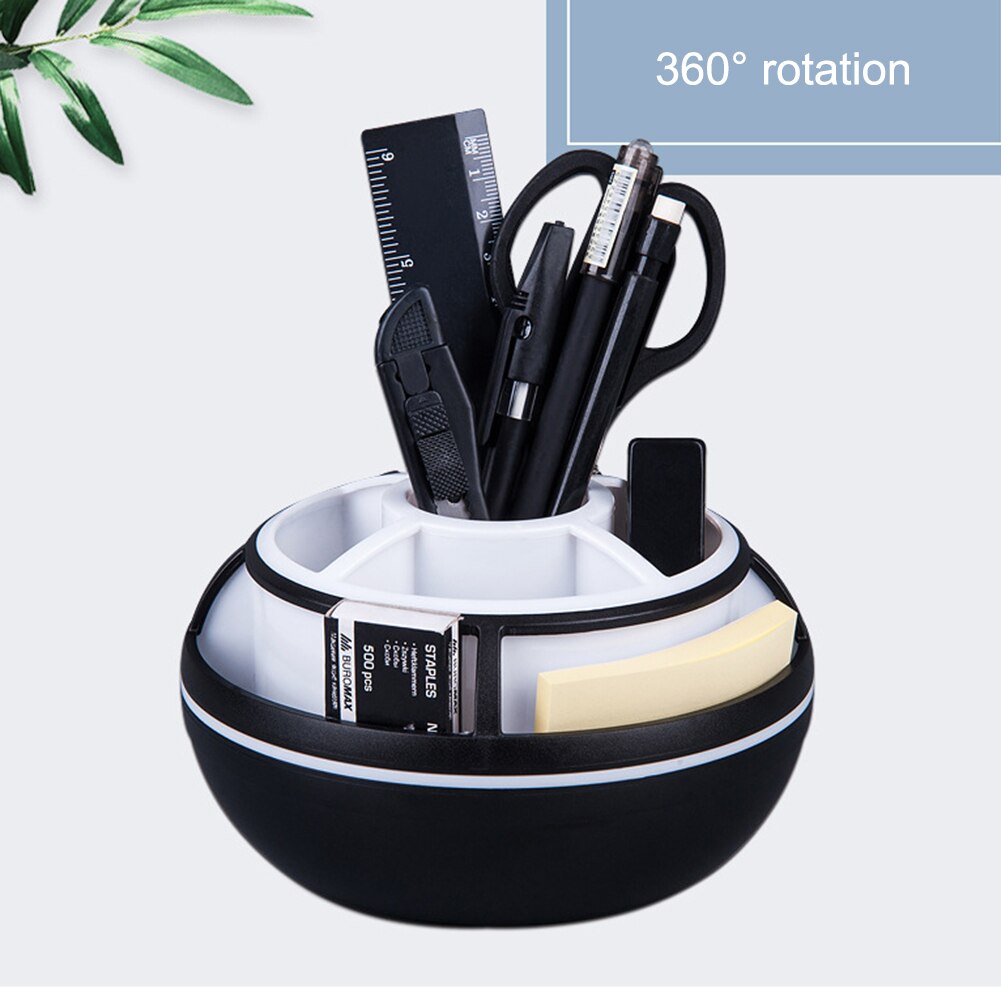 Office Pen Holder 360 Degrees Rotation Desktop Org... – Grandado