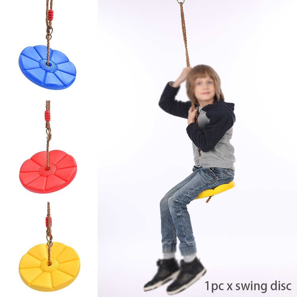 Adjustable Height Climbing Rope Swing Disc Safe Fu... – Grandado