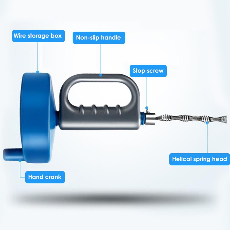 10M 5M 3M Manual Toilet Pipeline Dredging Sewer Cl... – Grandado