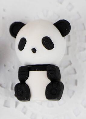 2 Stks/partijen Leuke Panda Rubber Gum Leuke Brief... – Grandado