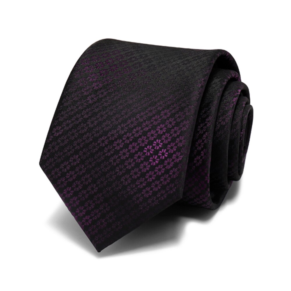 Brand Business Tie For Men Necktie Classic Black P... – Grandado