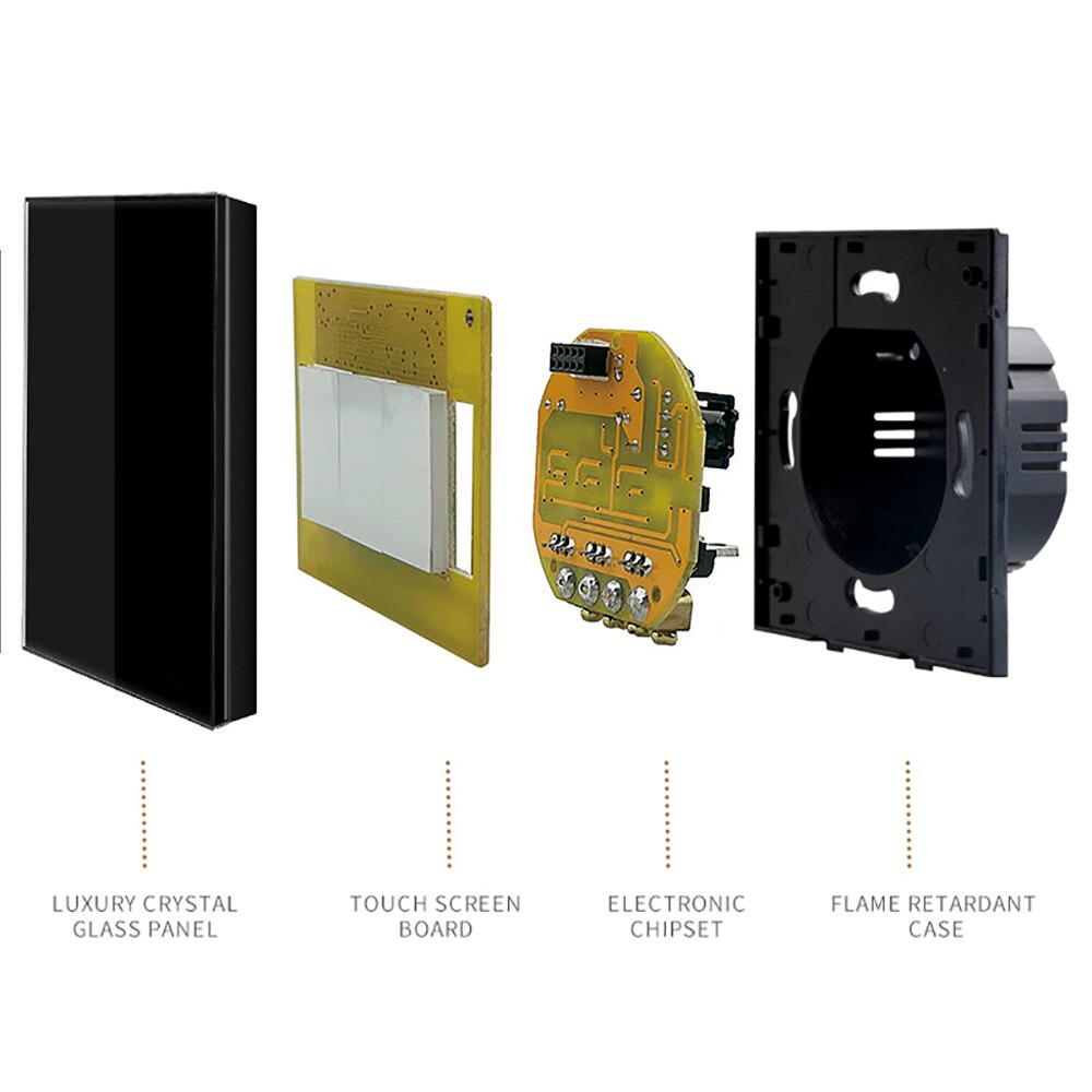 Mobu 1Gang 1-way remote control switch, EU/UK stan... – Grandado