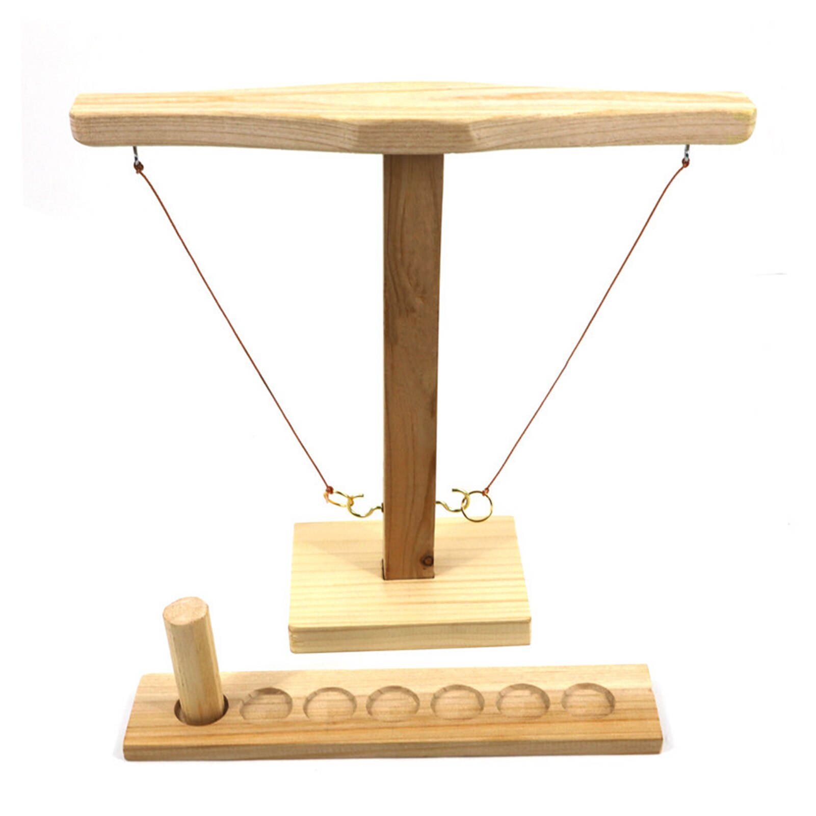Drinking Game Toy Wooden Ring Toss Game Indoor Add... – Grandado