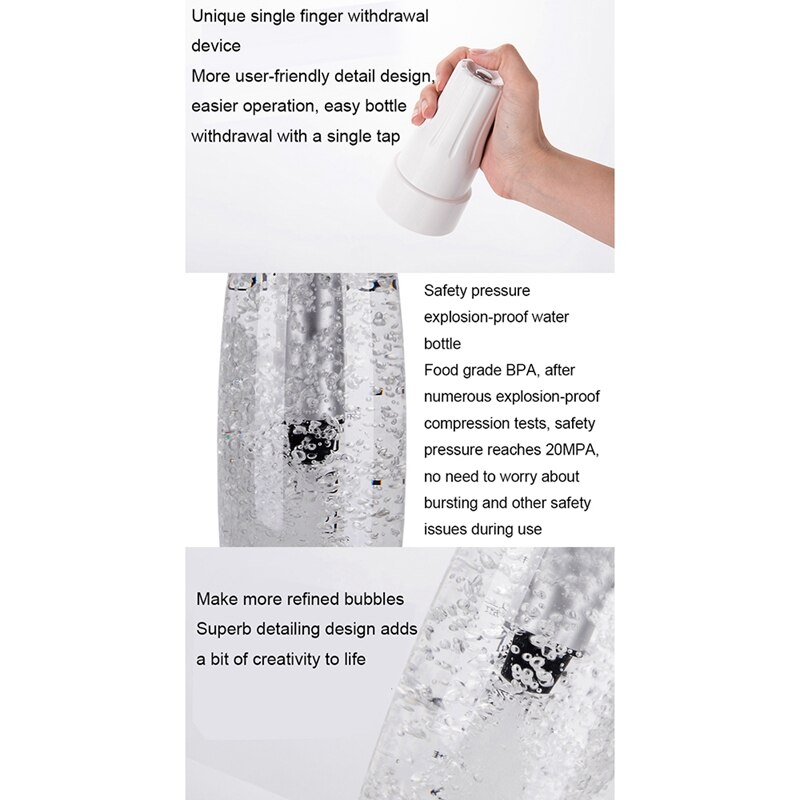 Top Portable Siphon Manual Bubble Water Sodas Mach... – Vicedeal