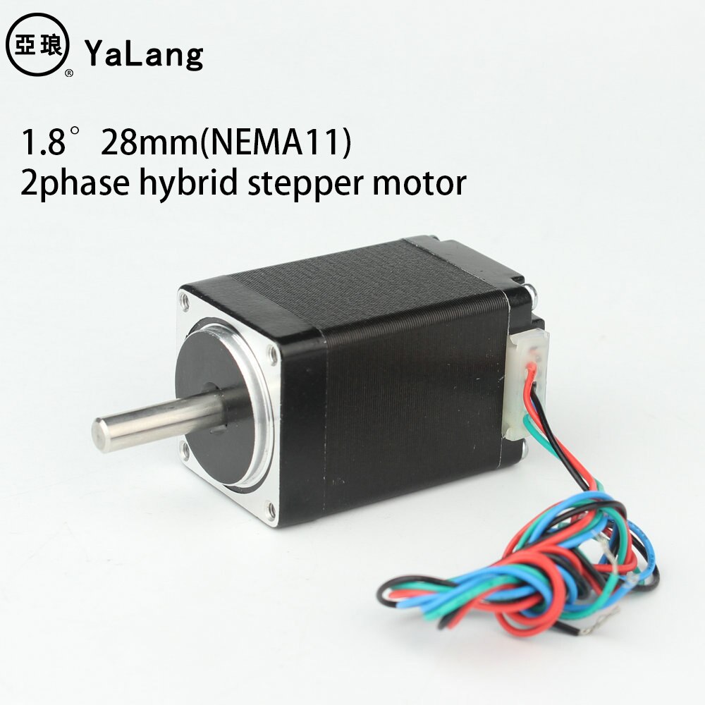 NEMA11 stepper motor 1.8° 28mm D = 5mm 4-lead 2pha... – Vicedeal