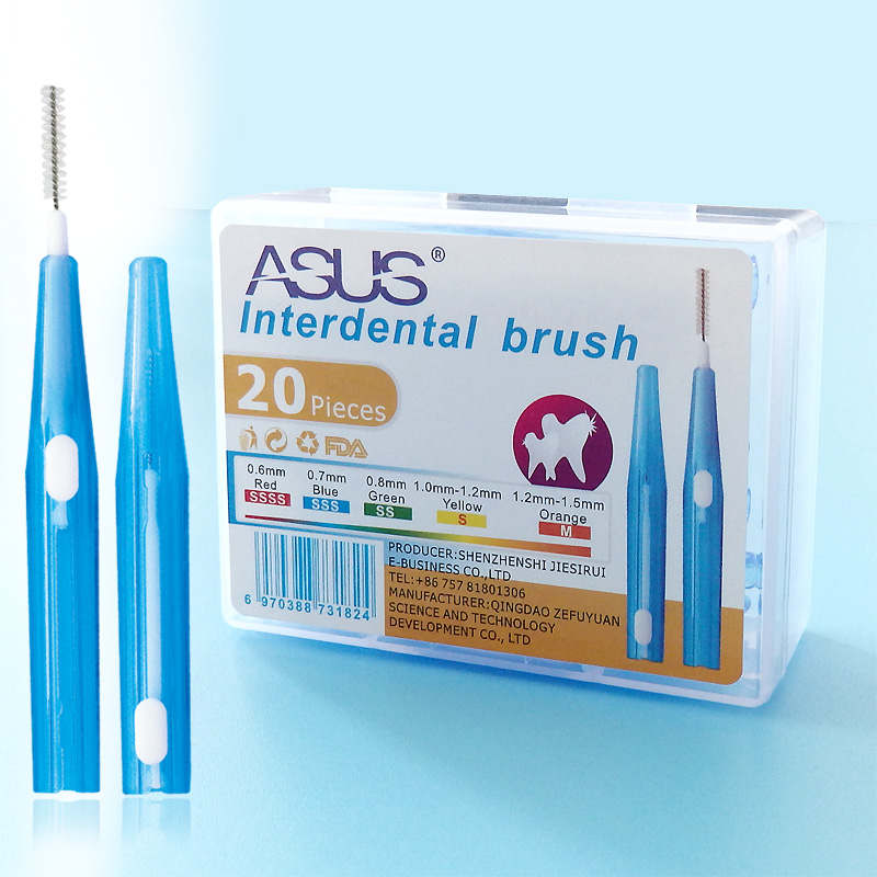 20 unids/caja-cepillo Interdental de empuje de 0,6... – Grandado