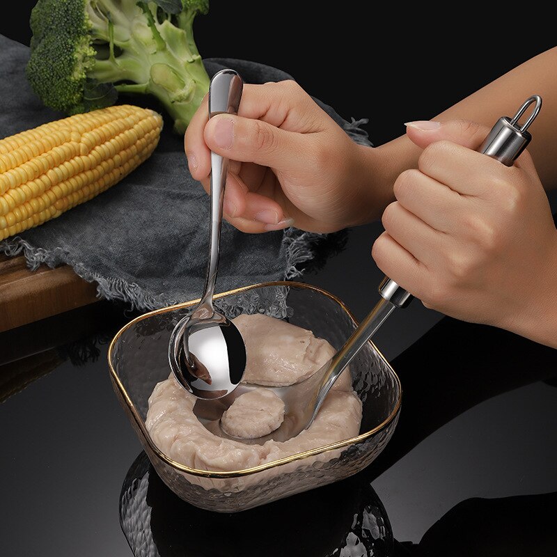 Non-Stick Meatball Maker Spoon Meat Baller with El... – Grandado