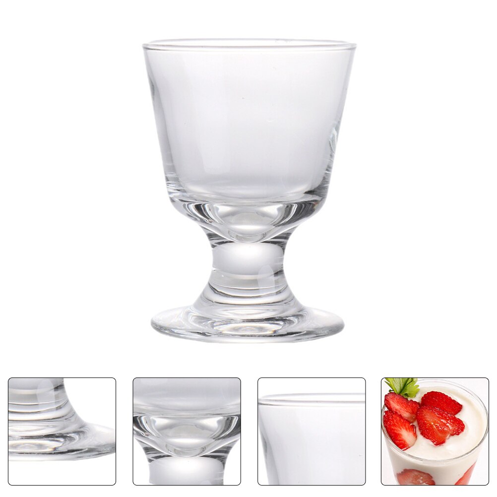 2Pcs Water Cups Yogurt Container Glass Mugs Portab... – Grandado