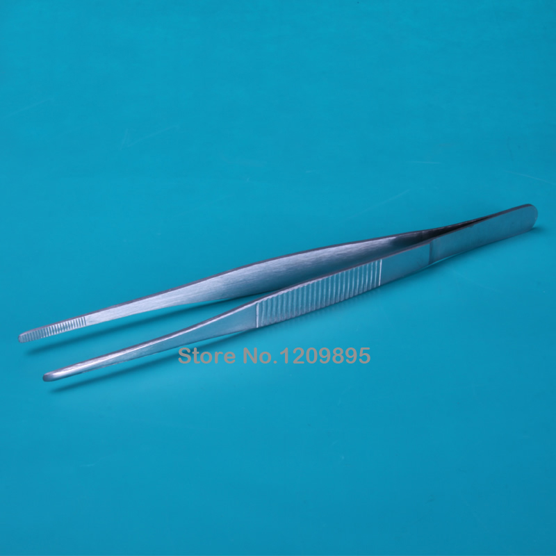 Roestvrijstalen pincet, rechte neus, ronde neus, e... – Grandado