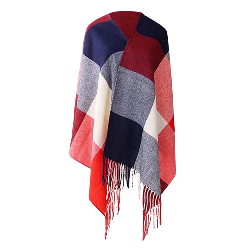 hijab scarf women and Autumn Scarves Plaid Tassel ... – Vicedeal