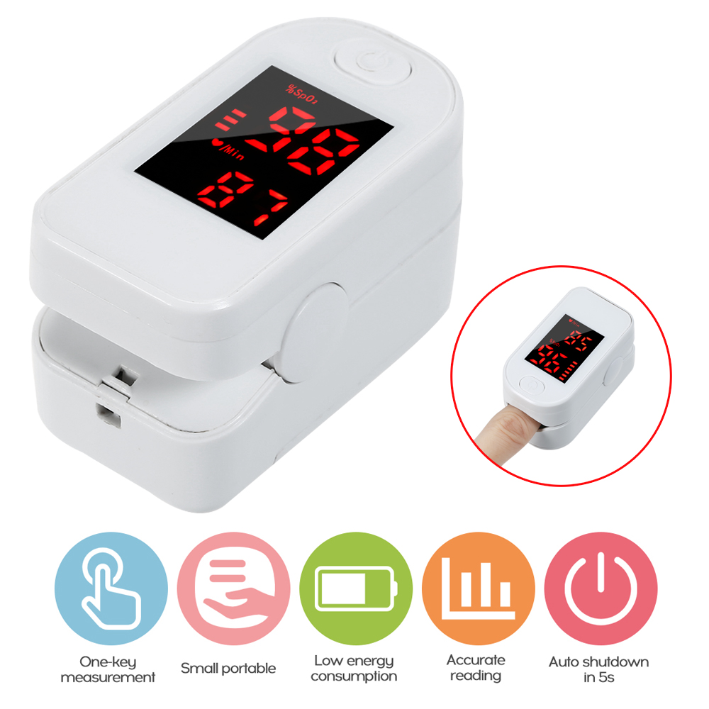 Mini Blood Oxygen Monitor Finger Pulse Oximeter Ox... – Grandado