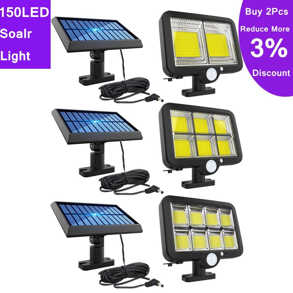 150/160 LED COB Rechargeable Solar Light Outdoors ... – Grandado