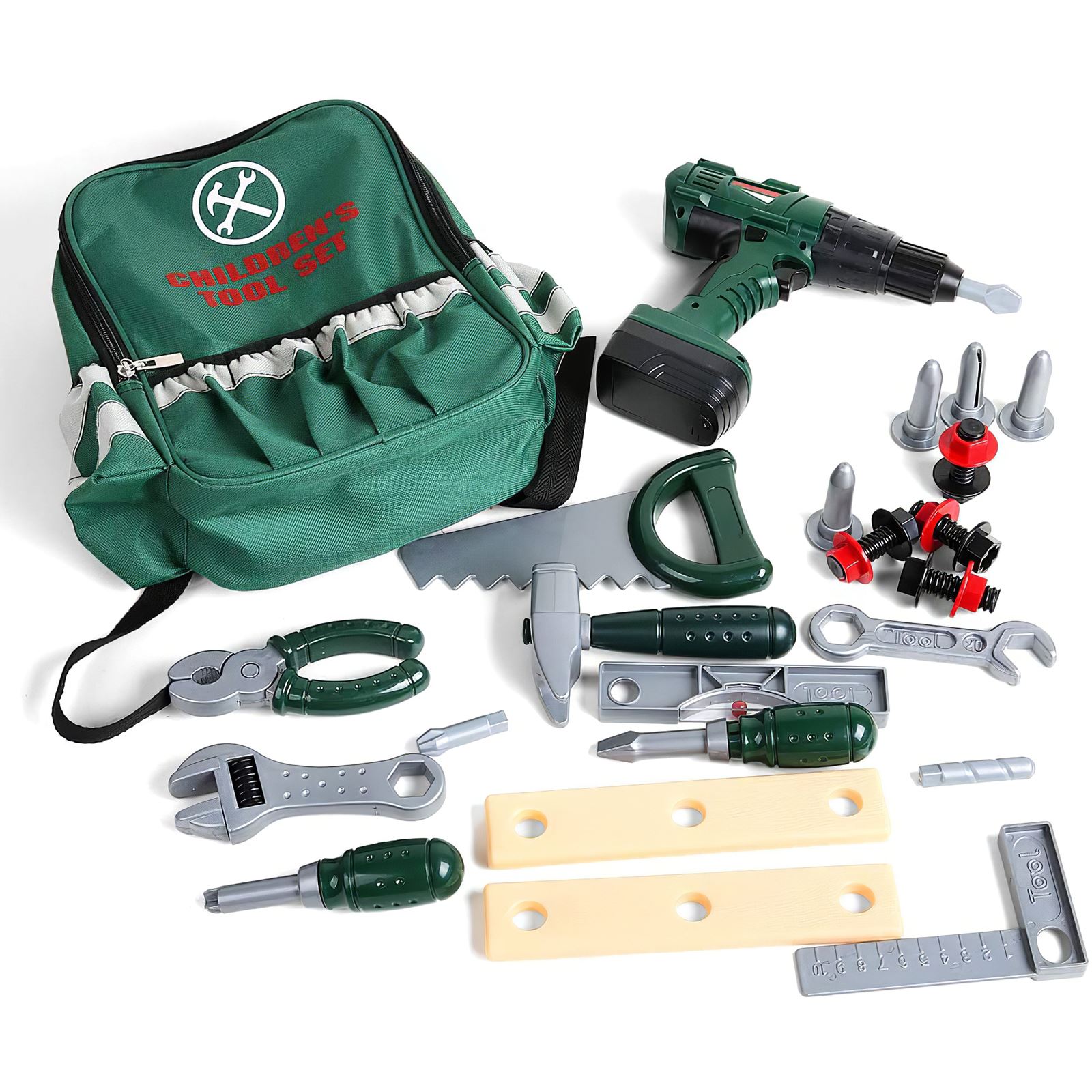 Simulation Realistic Kids Construction Tool Toy Ki... – Grandado