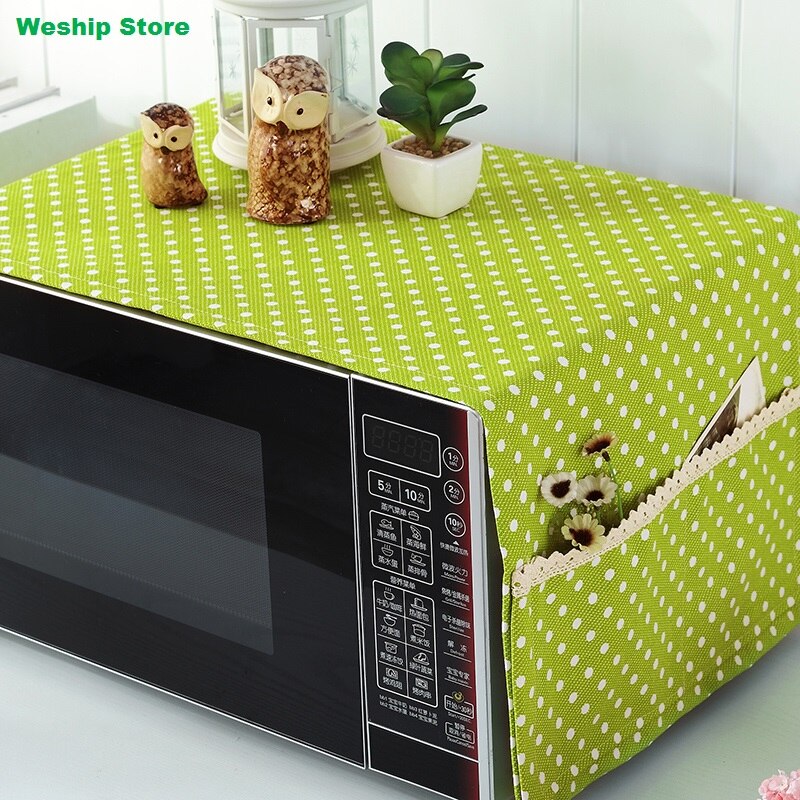 Microwave oven dust cover The oven shield Cloth ar... – Grandado