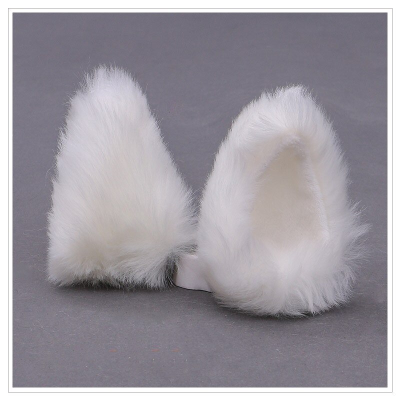 1 Pair Handmade Cute Furry Animal Ears Hairpin Hea... – Grandado